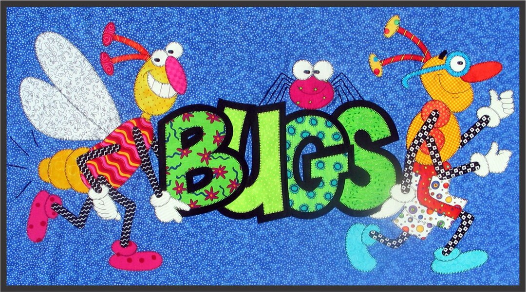Bug Parade Pattern, Block 4 of Snugly Bugly Quilt - Etsy