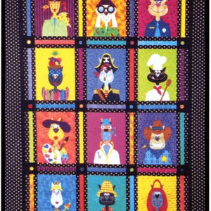 Hank Pattern, Block 12 of Kitty City Quilt - Etsy
