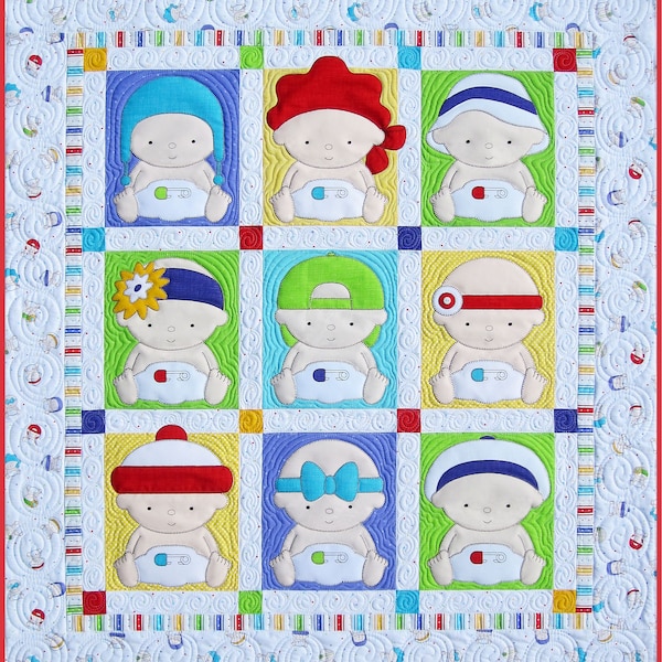 Baby Quilt Block - Etsy