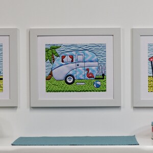 Camper Print Camping Print Camper Art Camping Art Gift for - Etsy