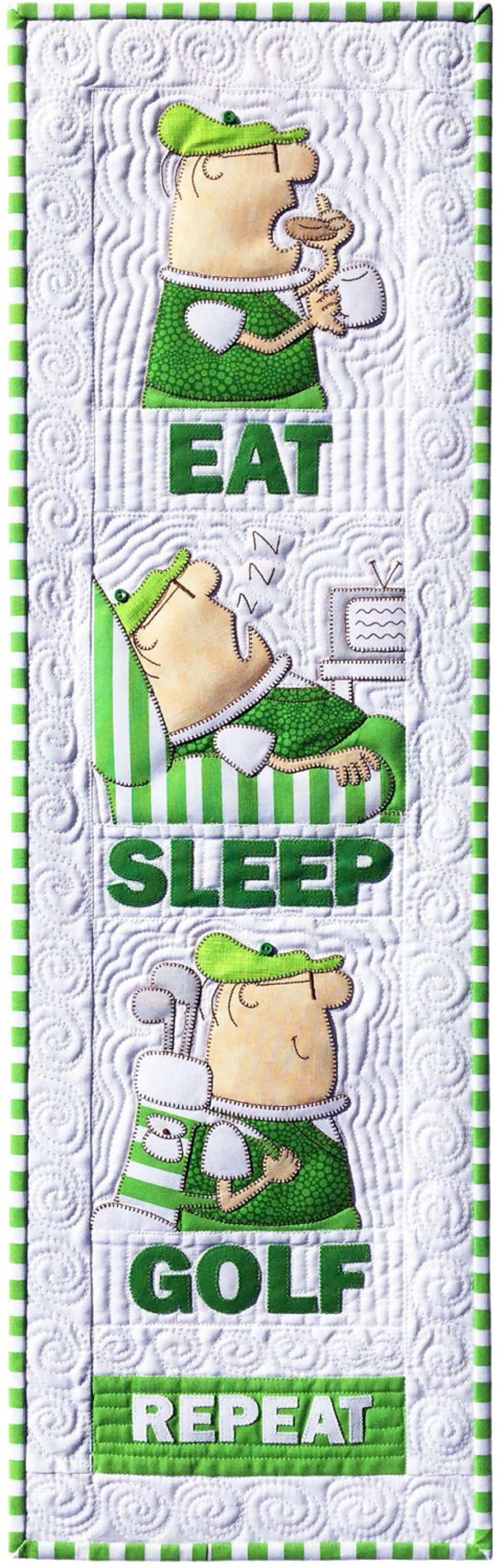 Eat Sleep Golf Quilt Pattern - Etsy