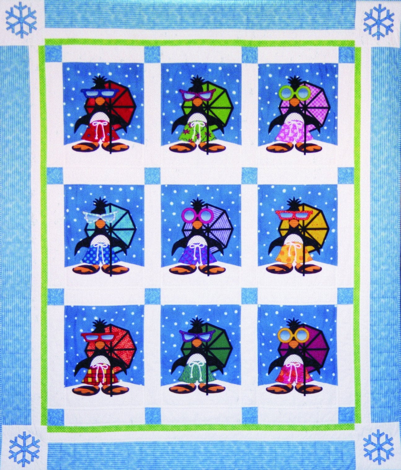 Penguin Paradise Quilt Pattern - Etsy