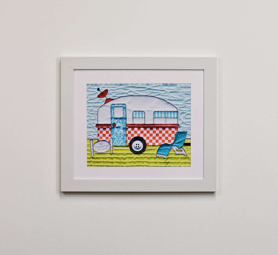 Camper Print Camping Print Camper Art Camping Art Gift for | Etsy