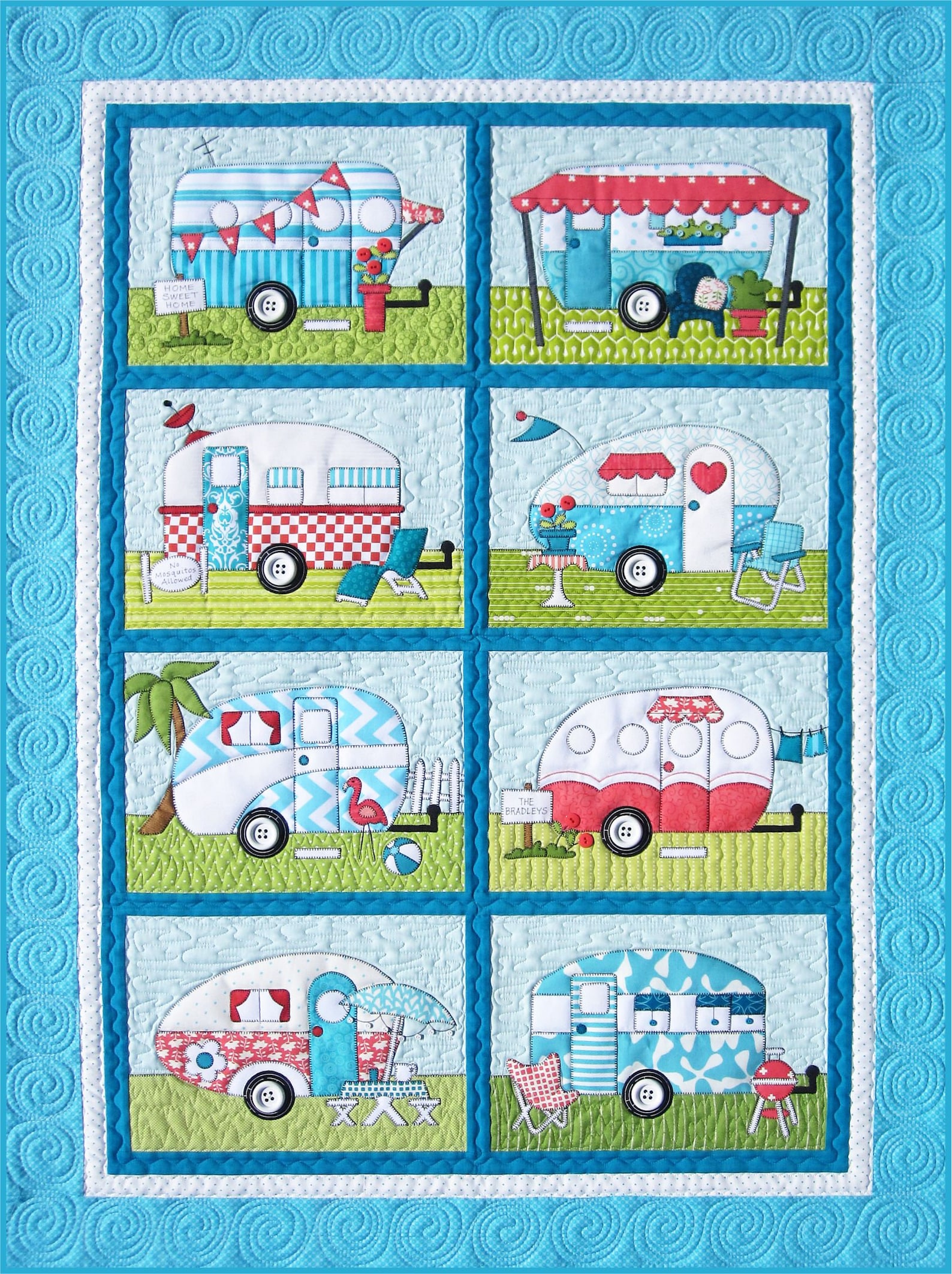 Campers Quilt Pattern - Etsy