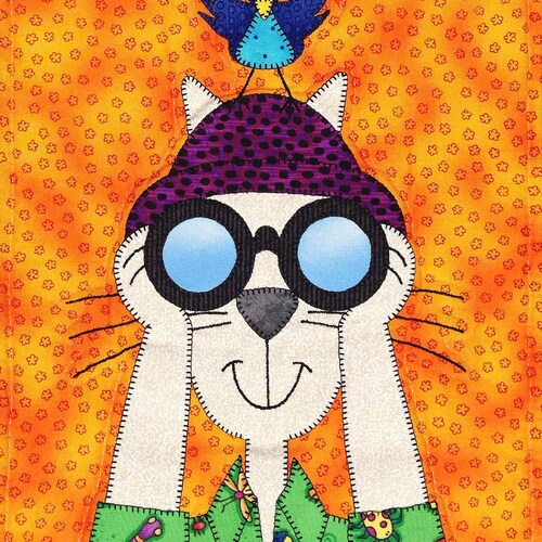 One-eyed Pete Pattern Block 5 of Kitty City Quilt - Etsy