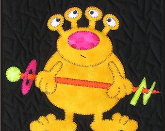 Yardos Pattern Block 1 of Planetary Party Quilt | Etsy