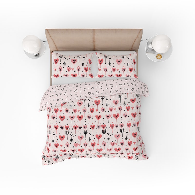 Heart Bedding - Etsy
