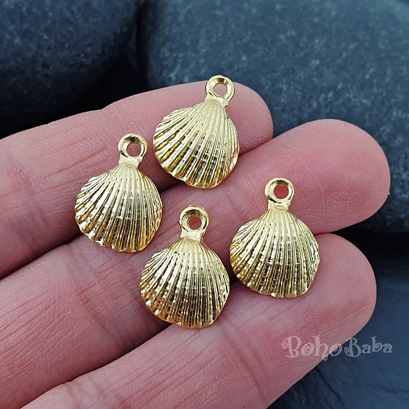 Shell Charms - Etsy