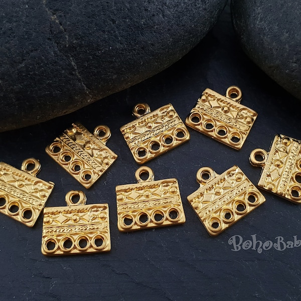 Gold Connectors - Etsy