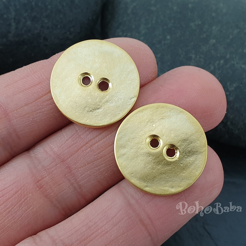 Gold Buttons - Etsy