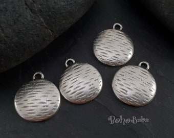 0.5 X 35 Mm , Silver Tone Round Disc Findings Multi Hole - Etsy