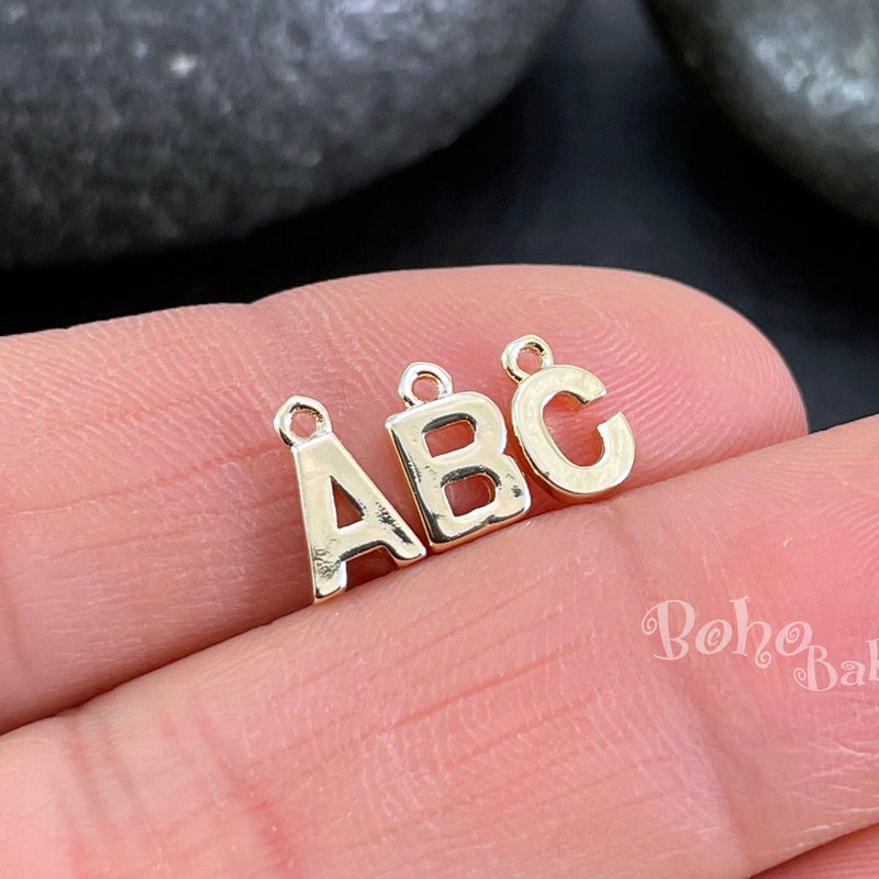 Initial Charm - Etsy UK