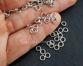 14mm X 1.5mm Thick Jump Rings100pcs Silver Plated Open Jump - Etsy