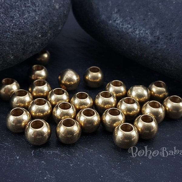 Brass Beads - Etsy