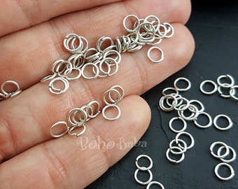 14mm X 1.5mm Thick Jump Rings100pcs Silver Plated Open Jump - Etsy