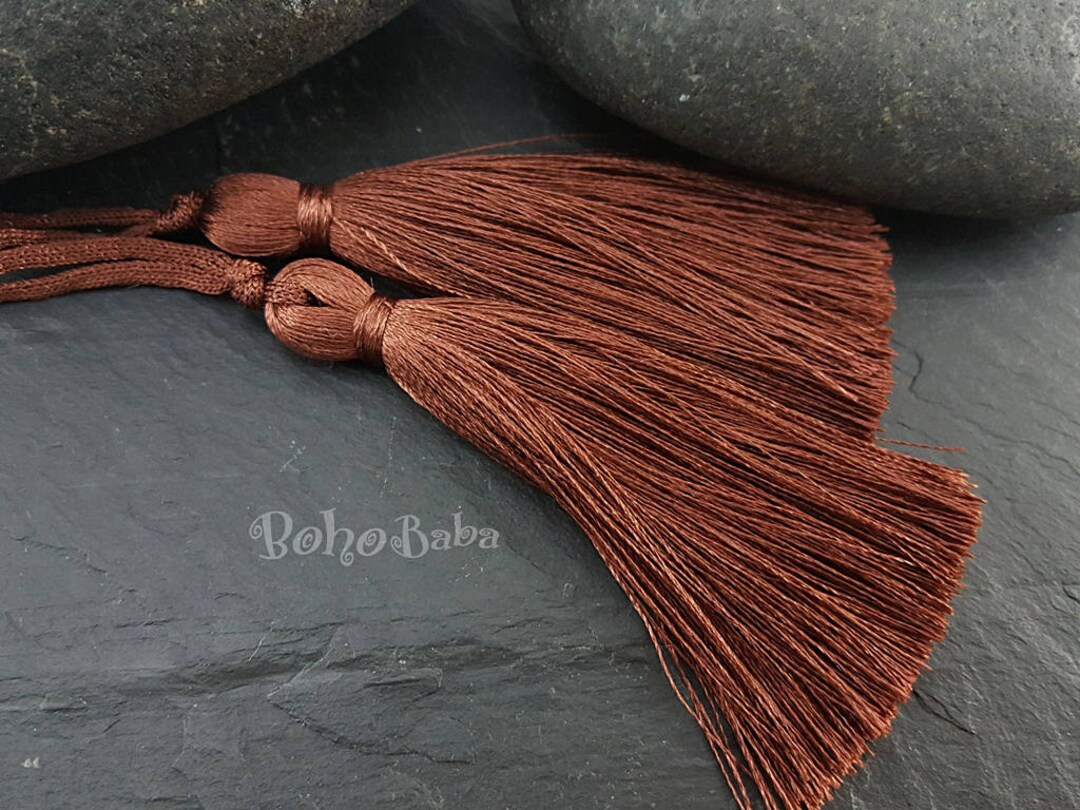 Brown Silk Tassel, Silk Tassel, Thread Tassel, Tassel Findings, Tassel ...