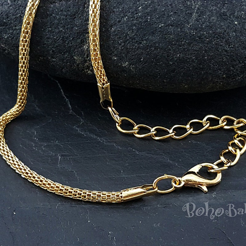 Mesh Chain Necklace - Etsy