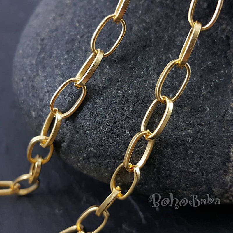 Large Link Necklace - Etsy