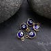 5 Pc, Evil Eye Charms, Glass Evil Eye Charms, Mini Evil Eye, Gold Evil ...