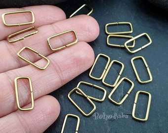10 Pieces / Jump Ring / Raw Brass / Irregular 3722mm C4249 - Etsy