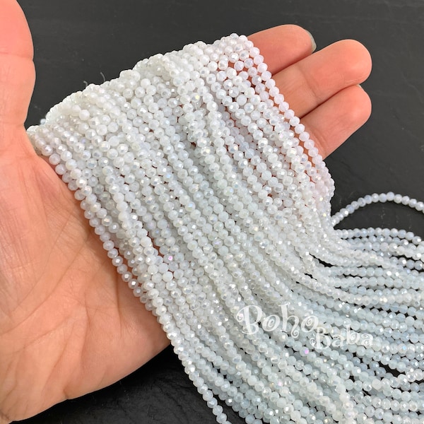 Crystal Rondelle - Etsy