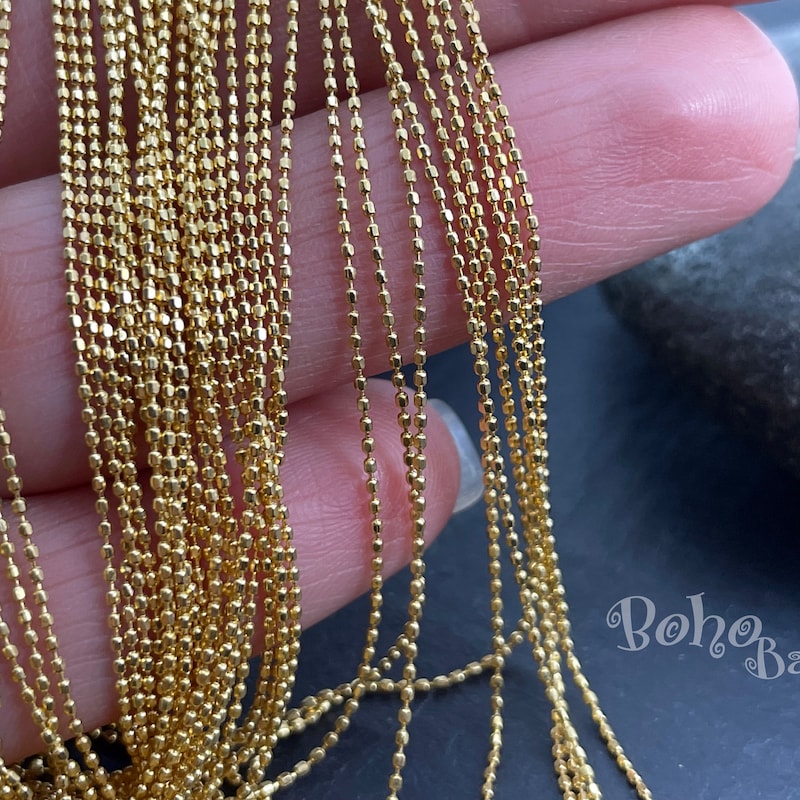 Ball Chain Gold Plated - Etsy