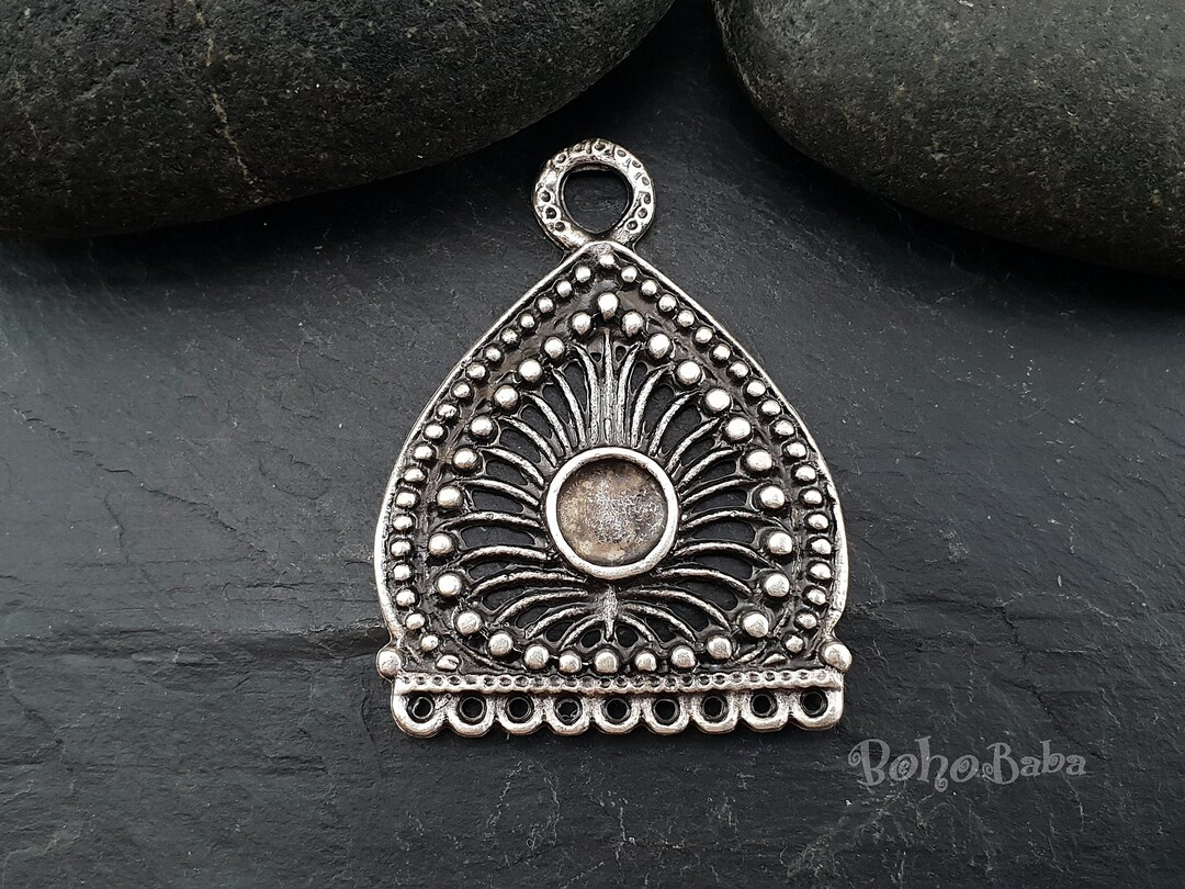 1 Pc, Multi Strand Connector, Large Ethnic Connector, Tribal Connector ...