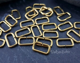 10 Pieces / Jump Ring / Raw Brass / Irregular 3722mm C4249 - Etsy
