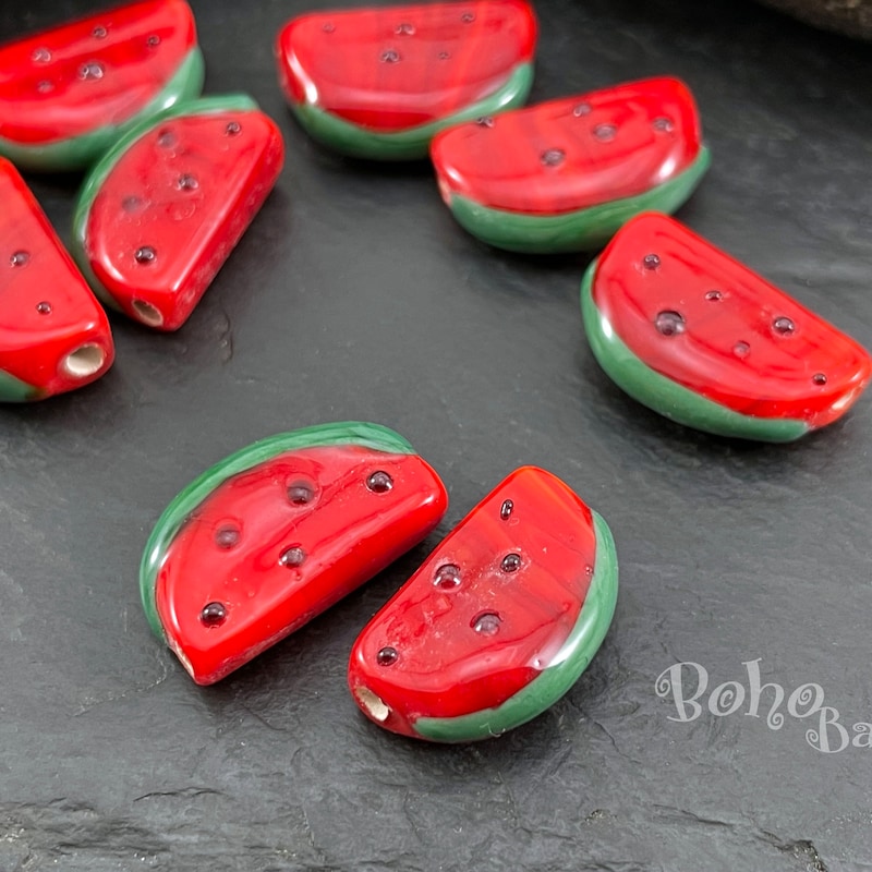 Watermelon Beads - Etsy