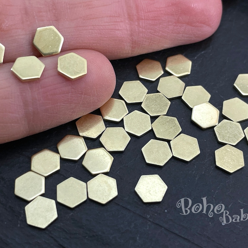 Hexagon Stamp - Etsy