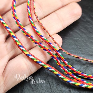 Jewelry Making Cords, Mixed Colors, Braided Nylon Cord for Chinese Knot ...