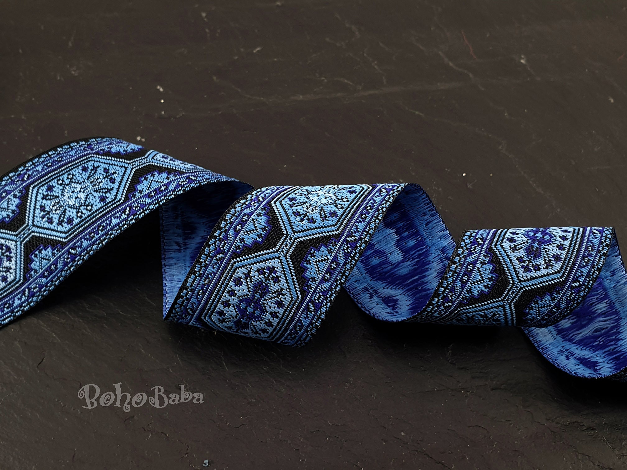 Jacquard Ribbon, Jacquard Trim, Embroidered Woven Ribbon, Wide Trim ...