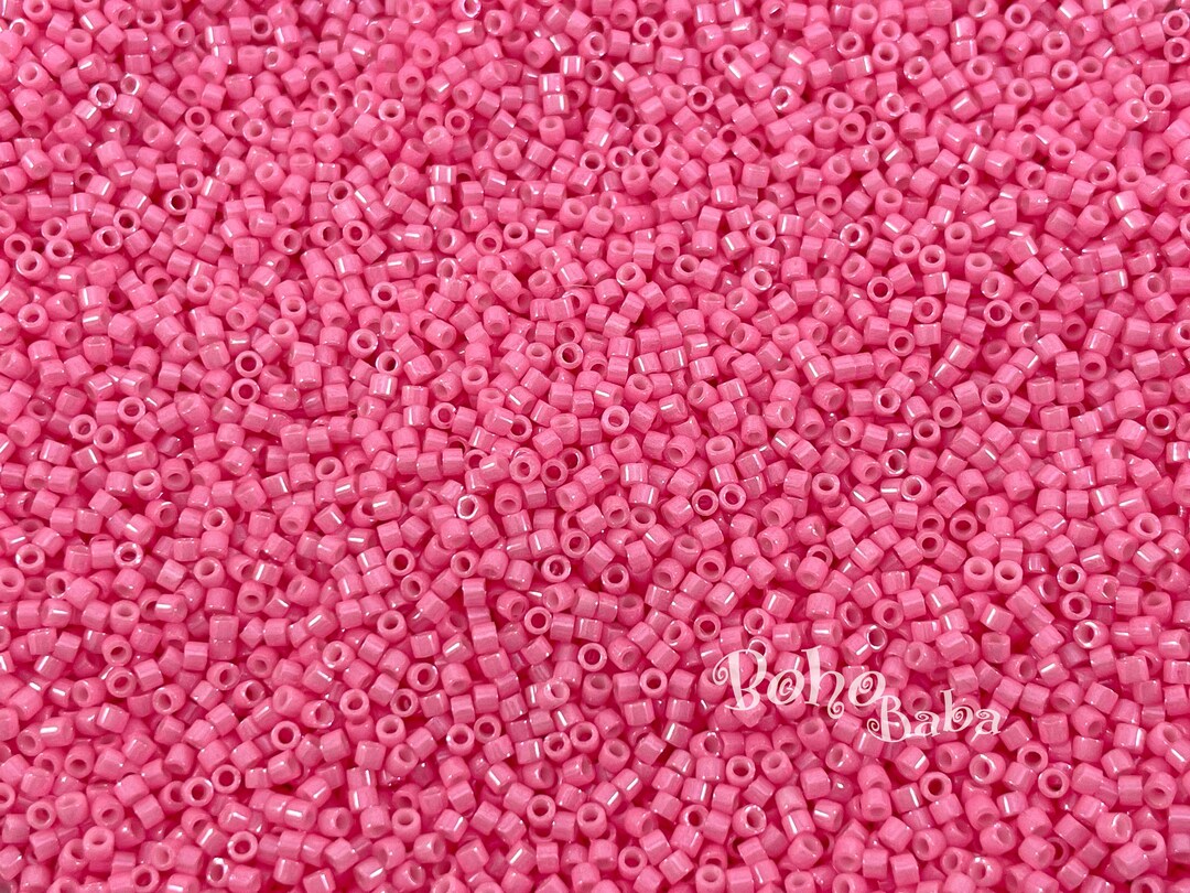 Miyuki Delica Beads, 11/0 DB1371, Dyed Opaque Rose, 5 Grams - Etsy