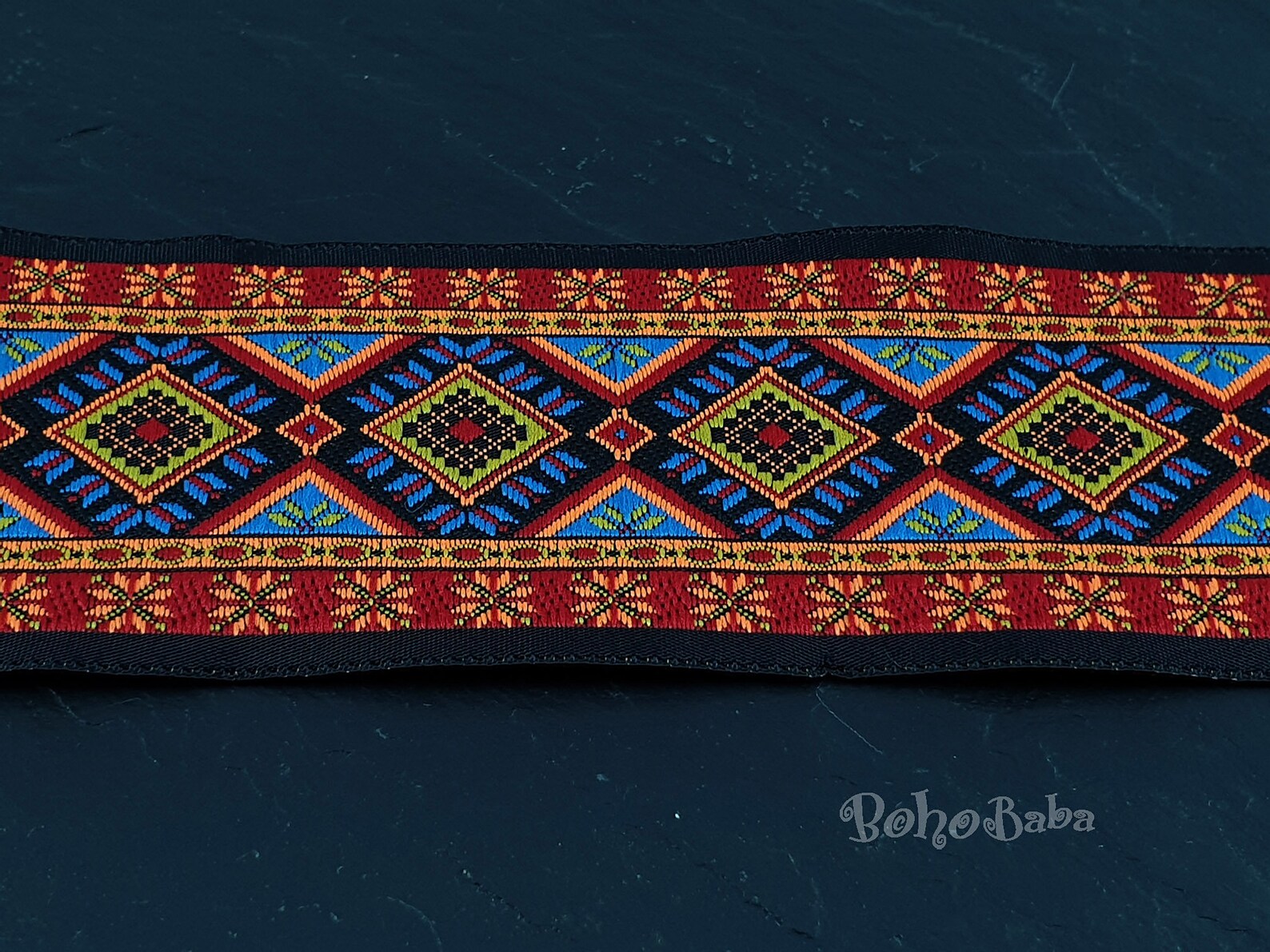 Jacquard Ribbon Embroidered Woven Ribbon Wide Trim Jacquard | Etsy