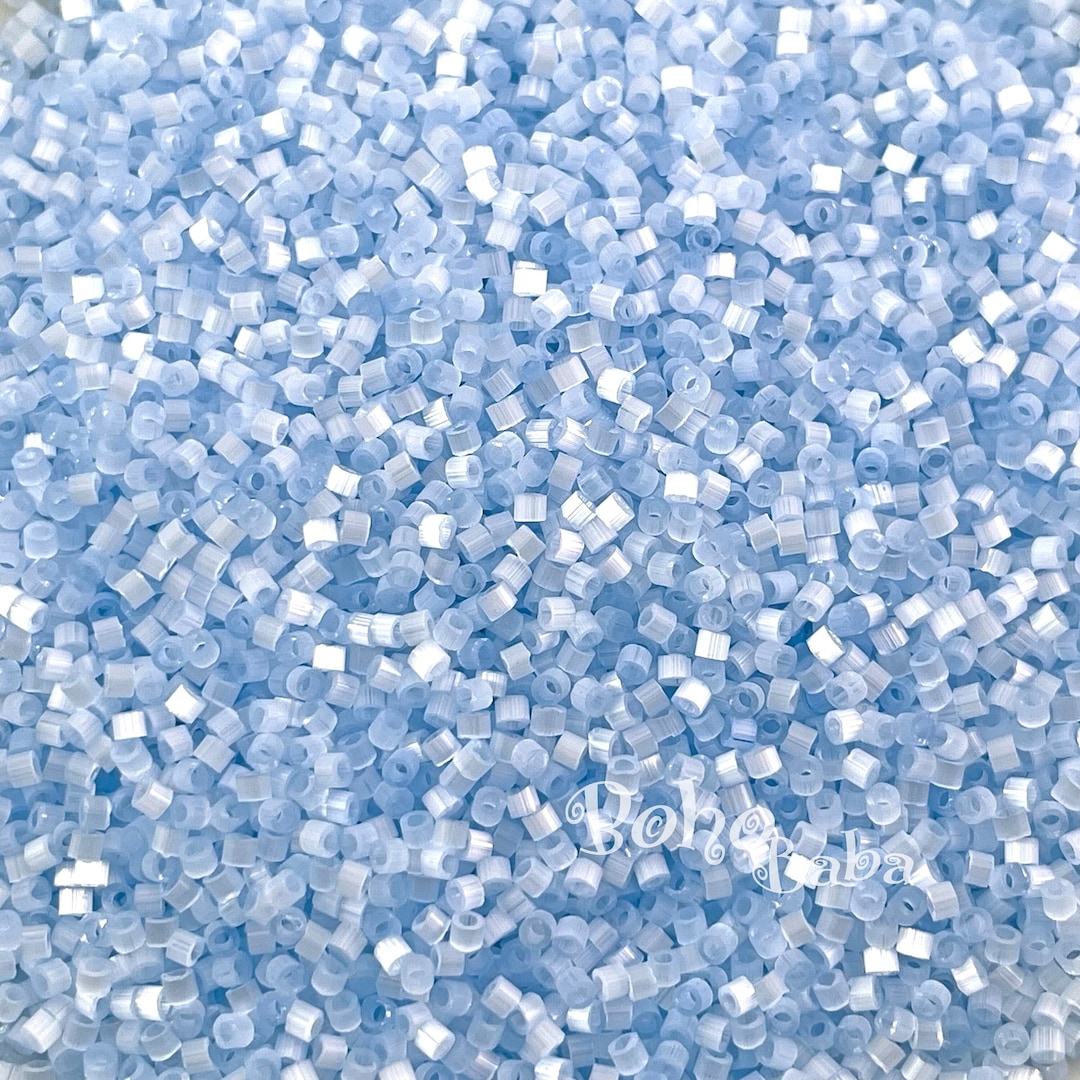 Miyuki Delica Beads, 11/0 DB831, Light Periwinkle Silk Satin, 5 Grams ...