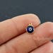 5 Pc, Evil Eye Charms, Glass Evil Eye Charms, Mini Evil Eye, Gold Evil ...
