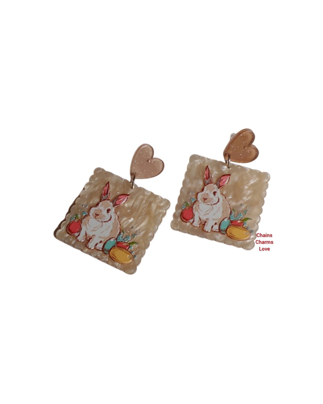 Easter Earrings, Easter Bunny Earrings, Bunny Earrings, Easter Jewelry ...