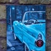 Painting Blue Rare Car - Etsy