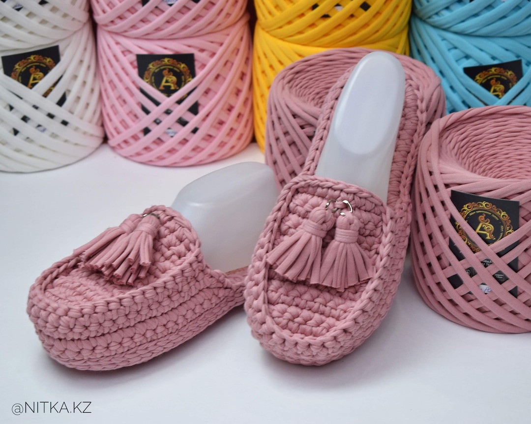 Video Tutorial in English Crochet Mule Slippers Crochet Pattern - Etsy