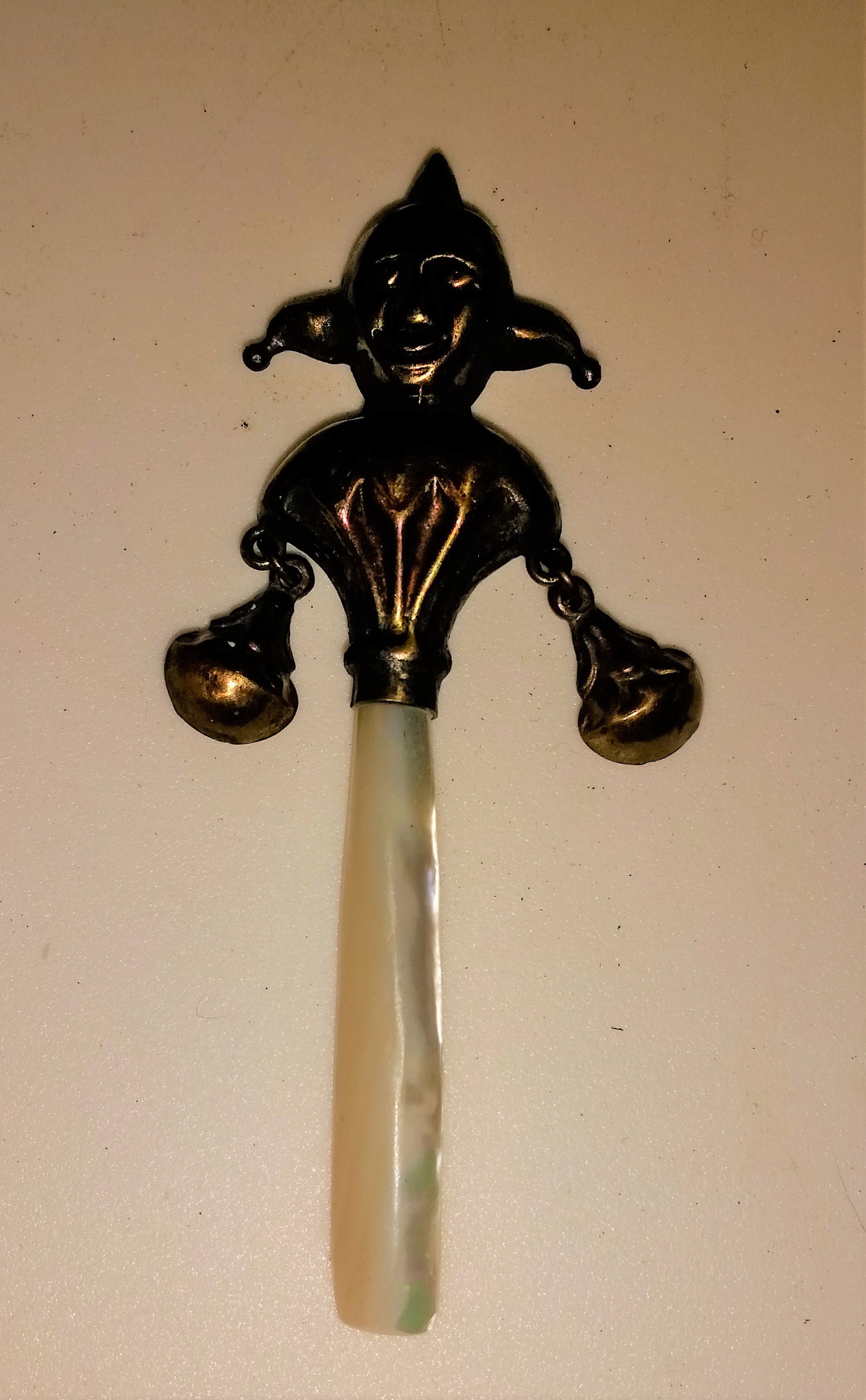 A Victorian Babys Rattle, in the Form of a Jester 1900s - Etsy