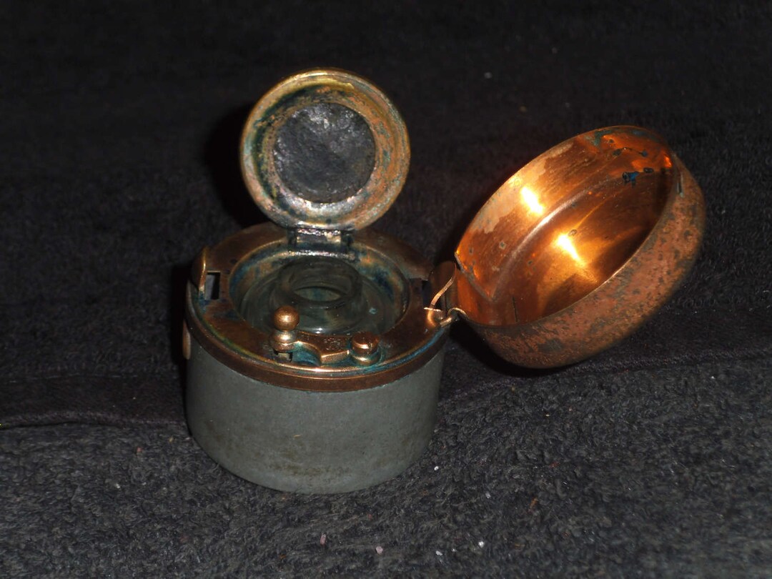 Victorian Traveling Inkwell C 1900 - Etsy