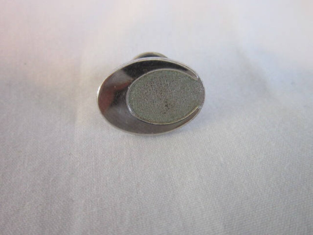 Sterling Silver C Pin Back - Brushed - Fancy - Etsy