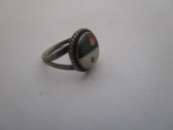 Native American Zuni Artist Signed Sterling Silver & … - Gem
