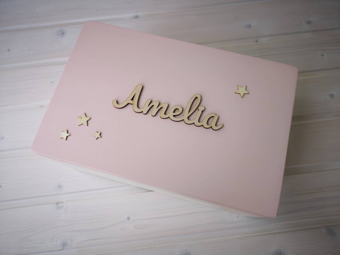 Personalized Keepsake Box for Baby, Time Capsule Box, Baby Shower ...