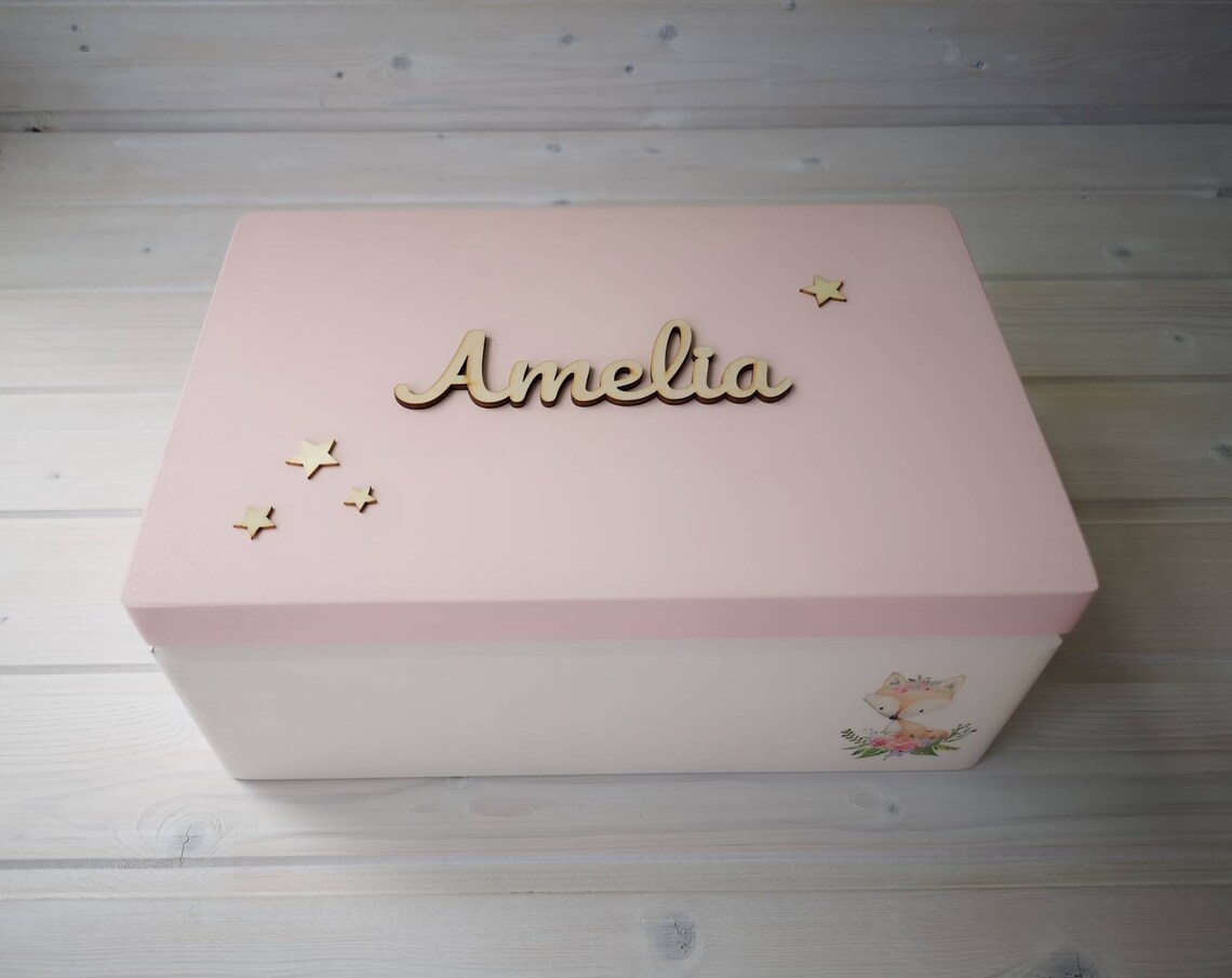 Personalized Keepsake Box for Baby, Time Capsule Box, Baby Shower ...