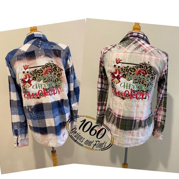 Bleached Flannel - Etsy