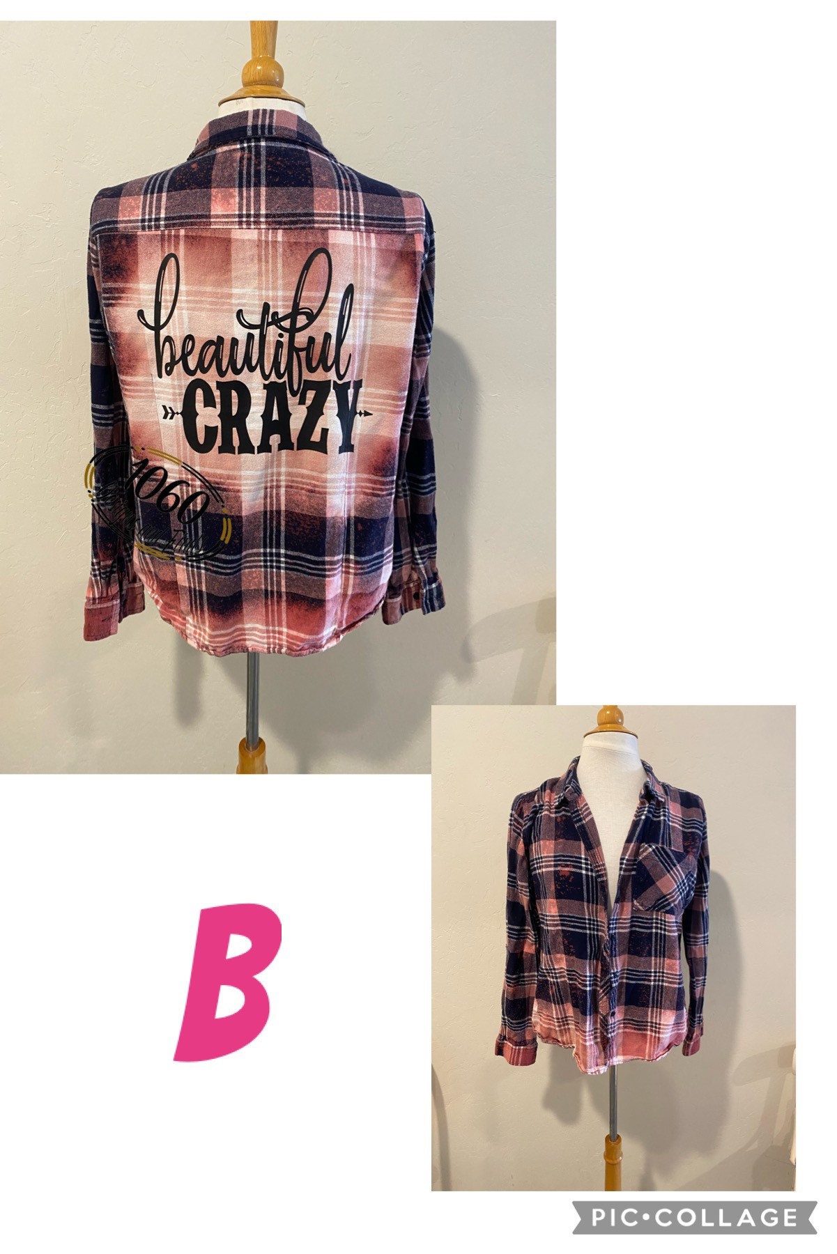 Beautiful Crazy Distressed Flannel Shirts Bleached Flannel - Etsy