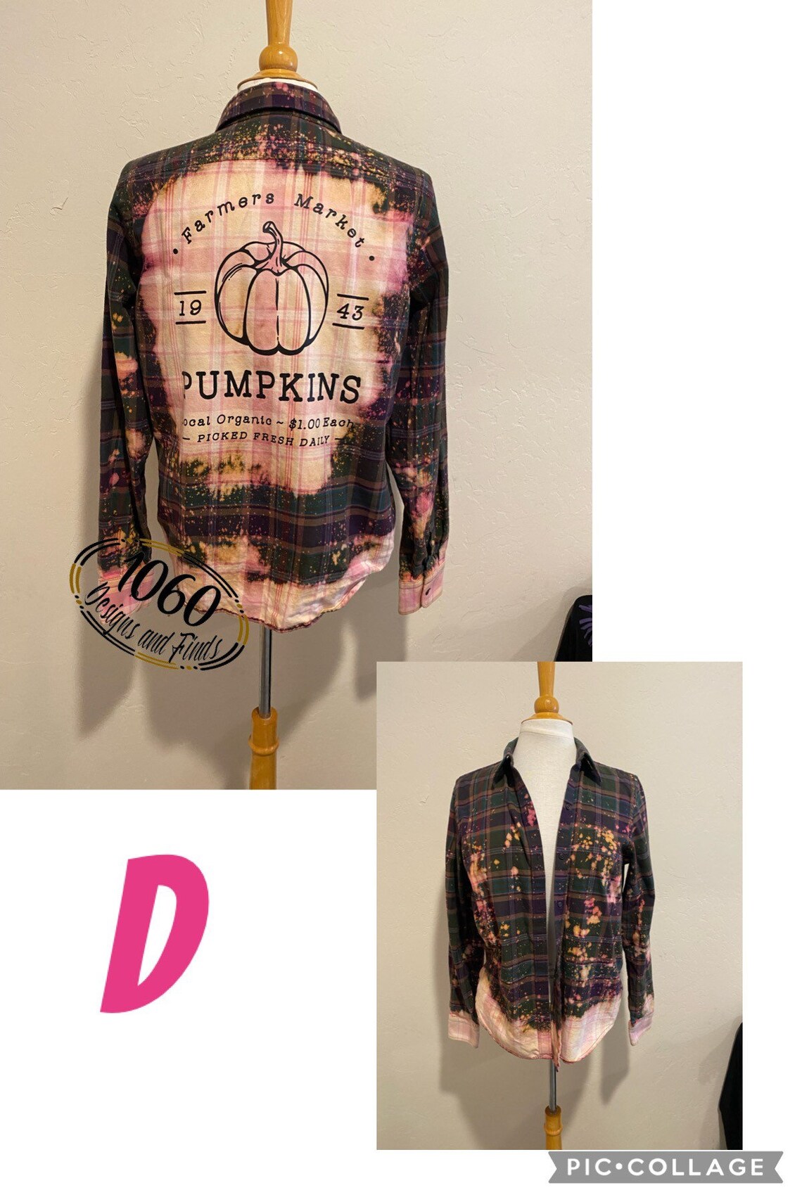 Fall Flannels Fresh Pumpkin Flannels Distressed Flannel - Etsy