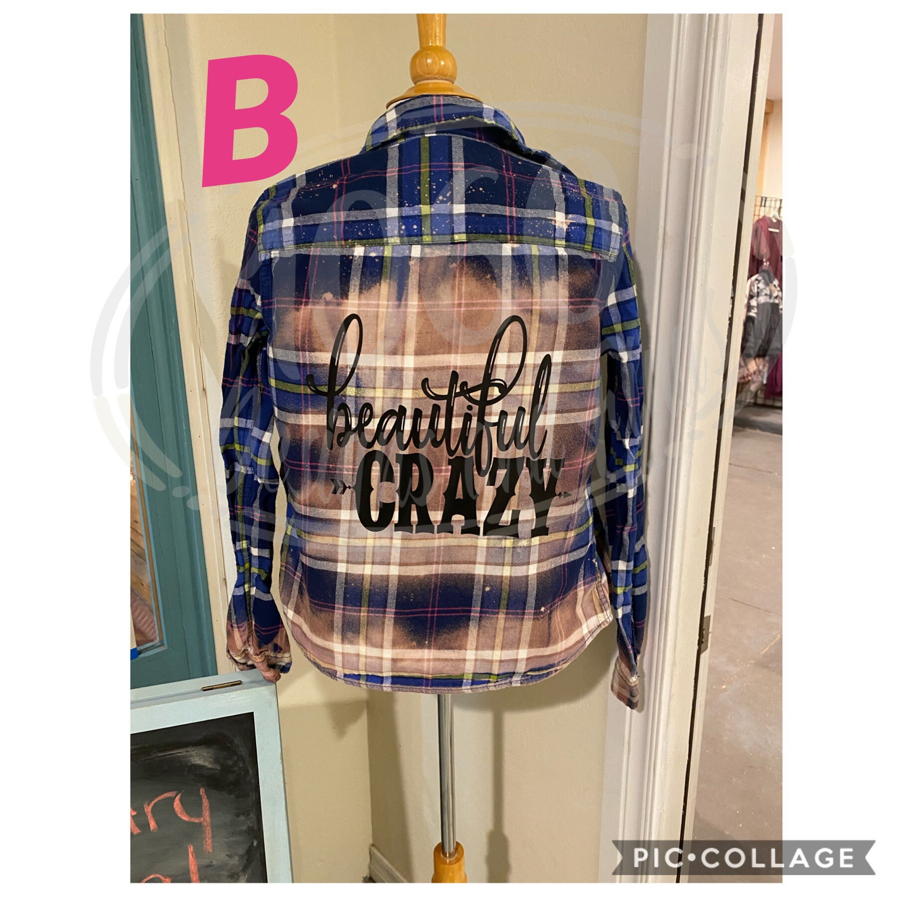 Beautiful Crazy Distressed flannel shirts bleached flannel | Etsy