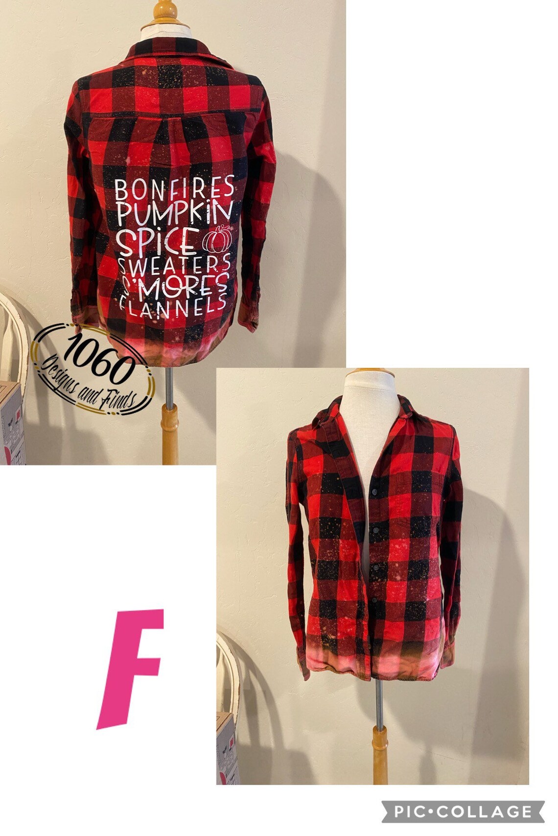 Fall Flannels Fall Bonfires Pumpkin Spice Distressed - Etsy